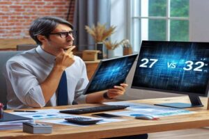 27 Inch Vs 32 Inch Monitor: Best Size for You? - Best Pc Monitor